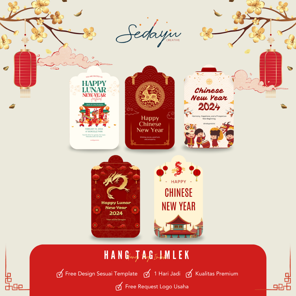 Jual Hangtag Imlek | Hang tag Imlek | Hangtag Lunar | Hang tag Lunar | Hangtag Chinese New Year ...