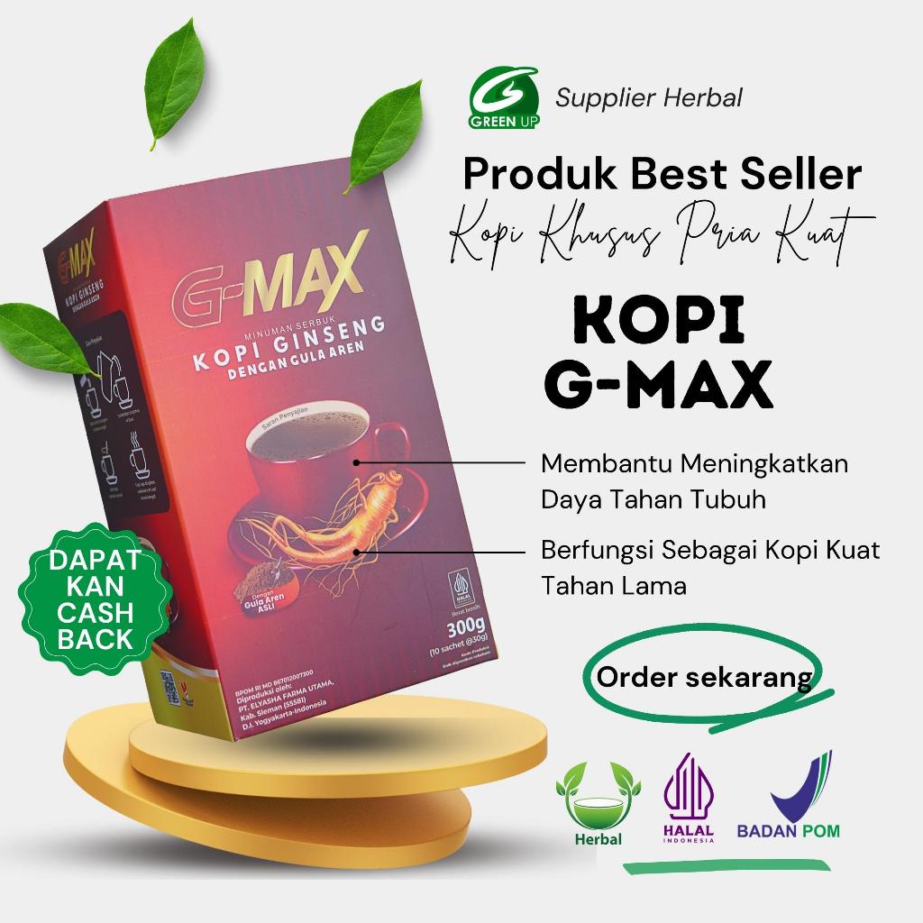 Jual G-MAX Minuman Kopi Stamina Pria Dewasa Extra Gingseng Original Tahan Lama Awet Bersama ...