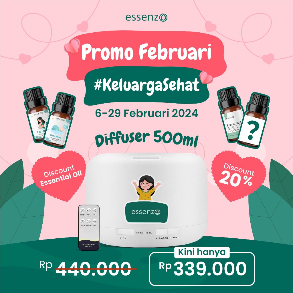 Jual Essenzo Agna Diffuser 500ml + Remote [Free sticker Special Edition] | Shopee Indonesia