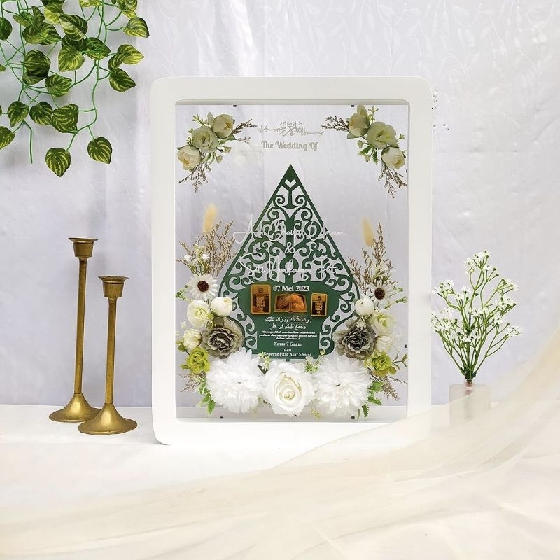 Jual Mahar gunungan/mahar wayang/mahar akrilik/mahar transparan/mahar ...