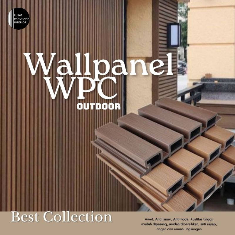 Jual Wallpanel Outdoor WPC High Quality Dinding Outdoor dan Pagar Anti ...