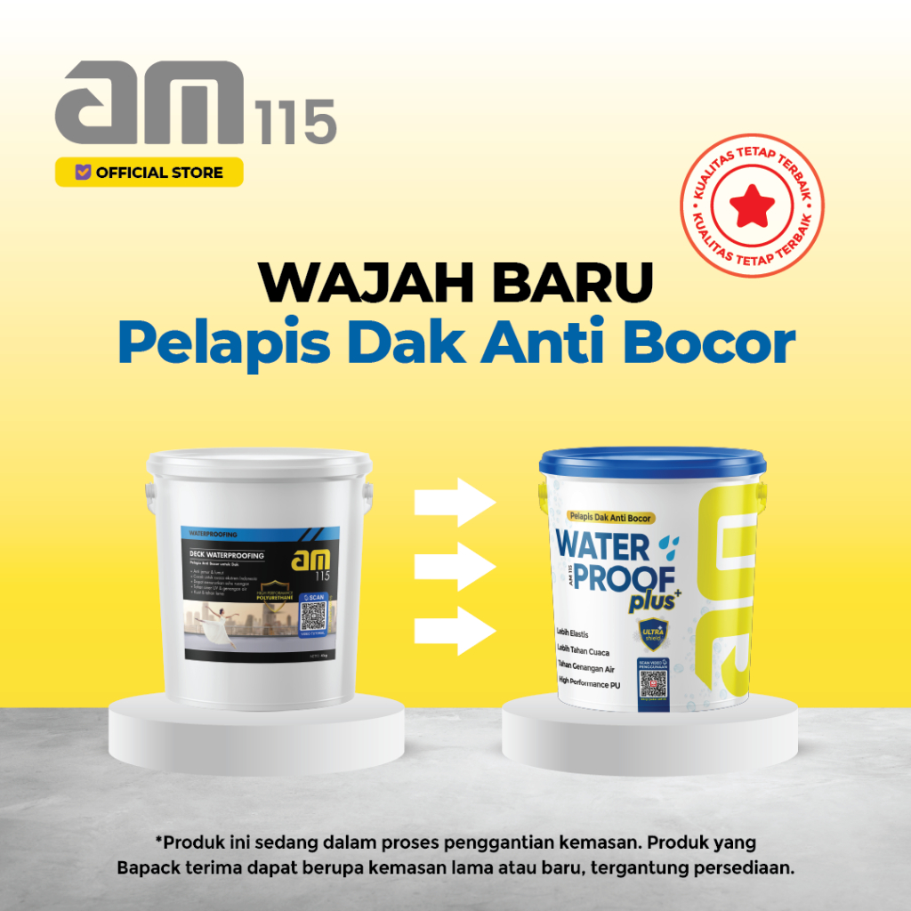 Jual AM Mortar AM 115 - Pelapis Anti Bocor Untuk Dak kemasan 20kg ...