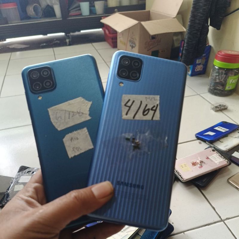 Jual samsung m12 vs ss a12,minus lcd,baca deskripsi!!! | Shopee Indonesia