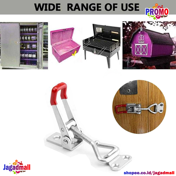 Jual Klem Penjepit Pengait Box Kotak Adjustable Toggle Latch Catch Hasp ...
