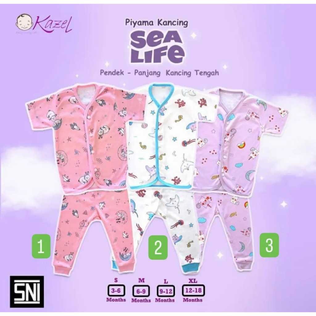 Jual Kazel Sea Edition Kancing Tengah | Shopee Indonesia