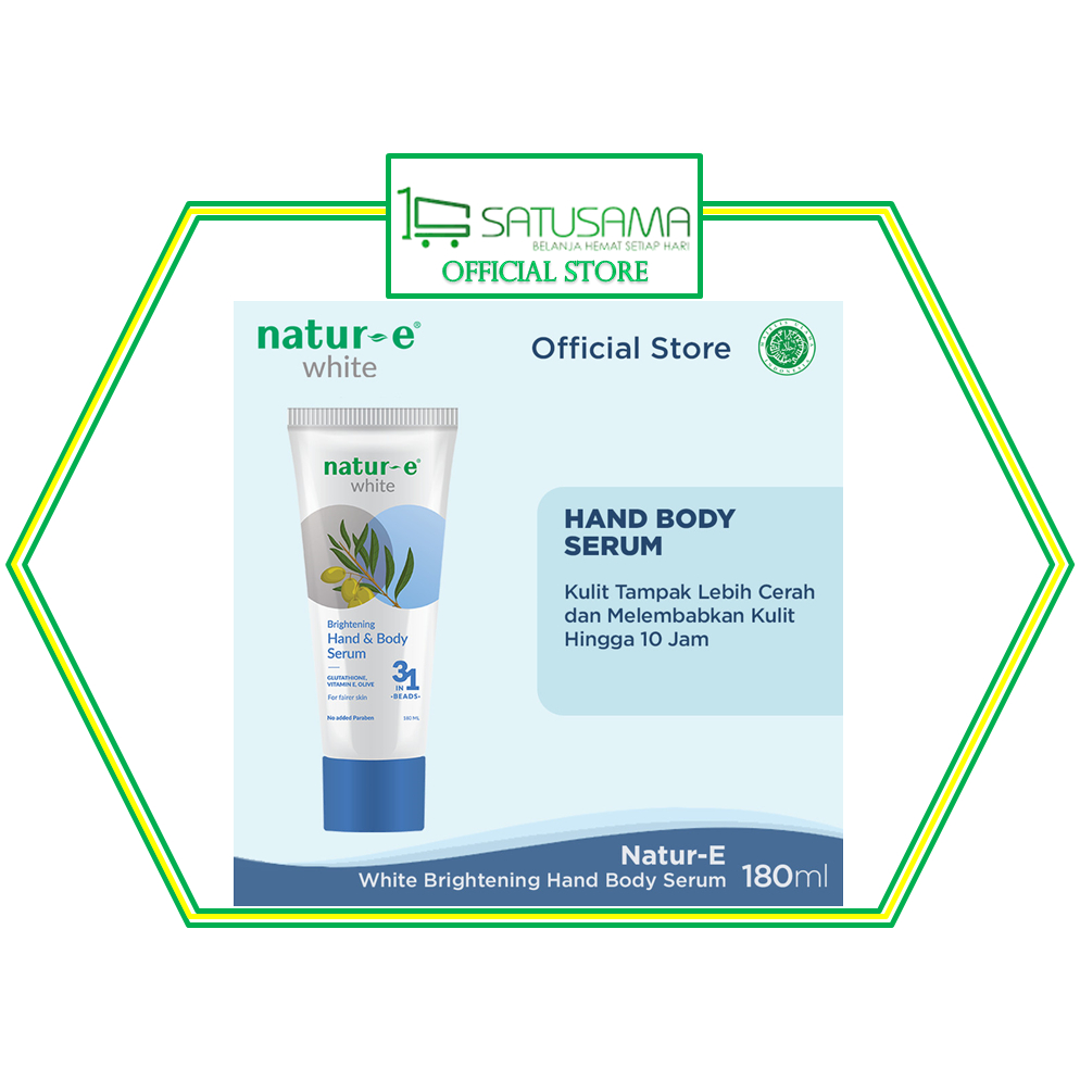 Jual NATUR-E WHITE HAND BODY SERUM 180 ML | Shopee Indonesia