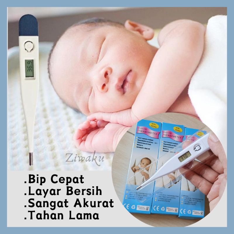 Jual Termometer Digital Alat Pengukur Suhu Tubuh Anak dan Dewasa Alat ...