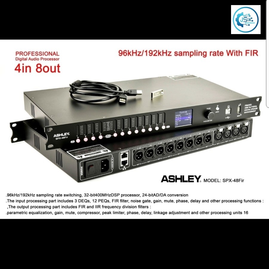 Jual DSP ASHLEY SPX48Fir SPX 48Fir SPX 48 Fir DLMS DIGITAL PROCESSOR | Shopee Indonesia
