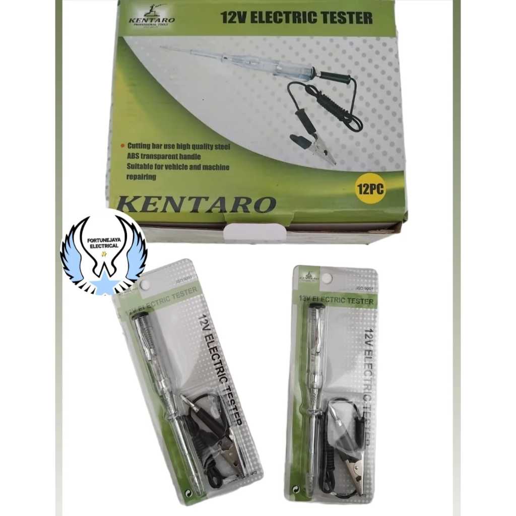 Jual TESPEN AKI DC 12V KENTARO - ELECTRIC TESTER 12V | Obeng Tespen Aki ...