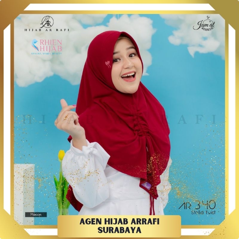 Jual Hijab Arrafi : AR 340 Hijab Serut Jilbab Kerut Jilbab Instan ...
