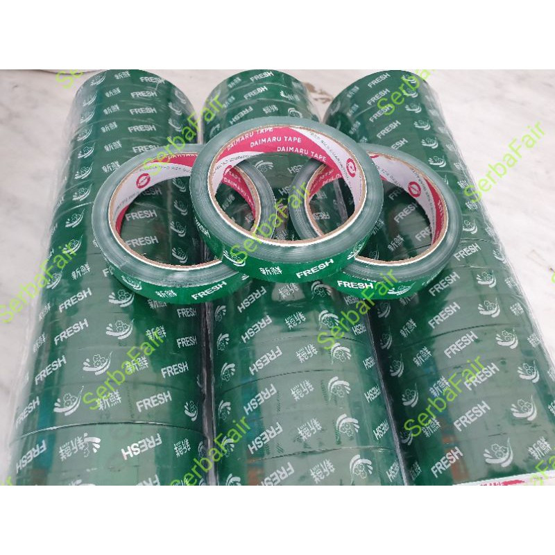 Jual Solasi Fresh DAIMARU 18MM × 50METER / Lakban Fresh DAIMARU ...