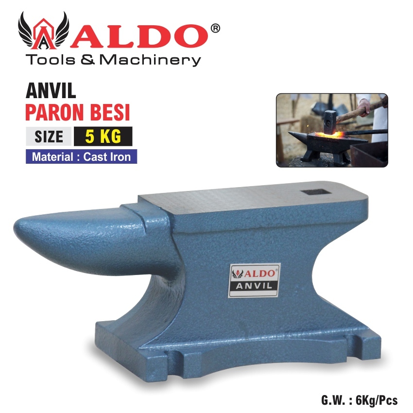 Jual PARON ANVIL / LANDASAN BESI 5 KG (11 LBS) ALDO | Shopee Indonesia