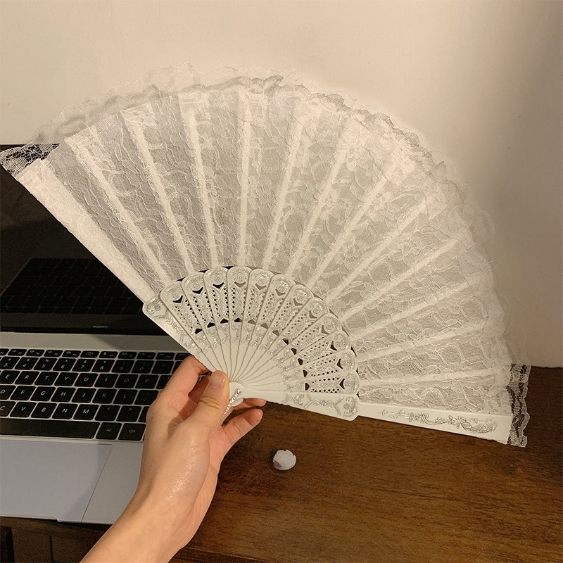 Jual Kipas Tangan Lipat/Kipas Tangan Renda Gaya/Kipas Pesta Renda/Kipas ...