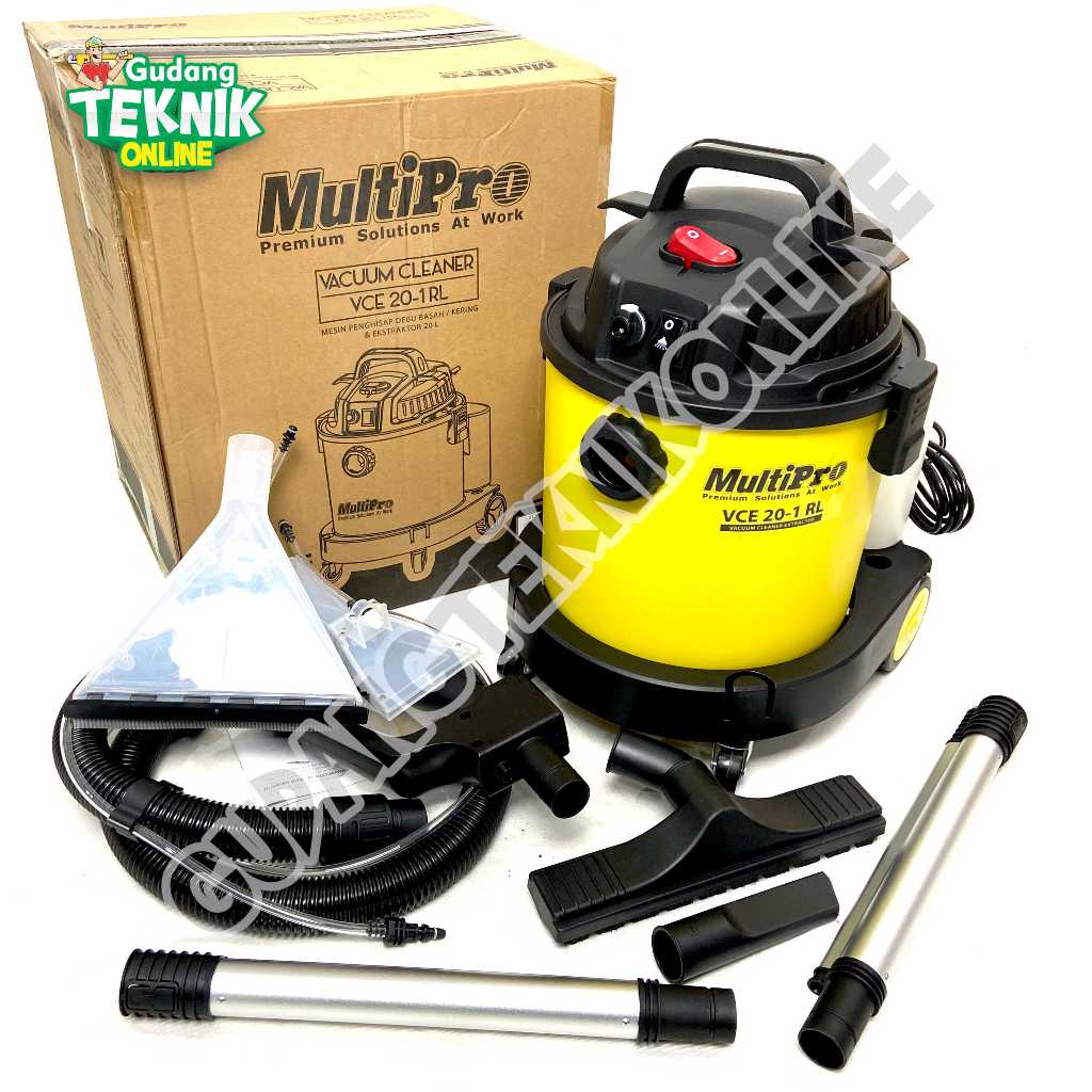 Jual Alat Penyedut Debu 20L MULTIPRO VCE 20-1RL EXTRACTOR Vakum Vacum Vacuum Cleaner Basah ...