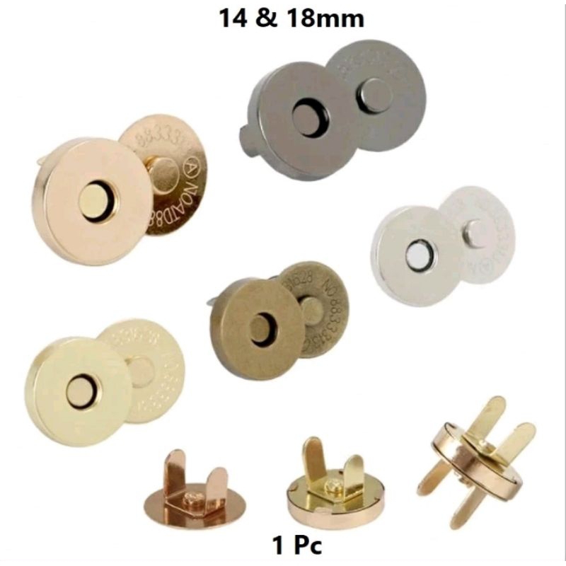 Jual Magnet tas ukuran 14mm dan 18mm | Shopee Indonesia