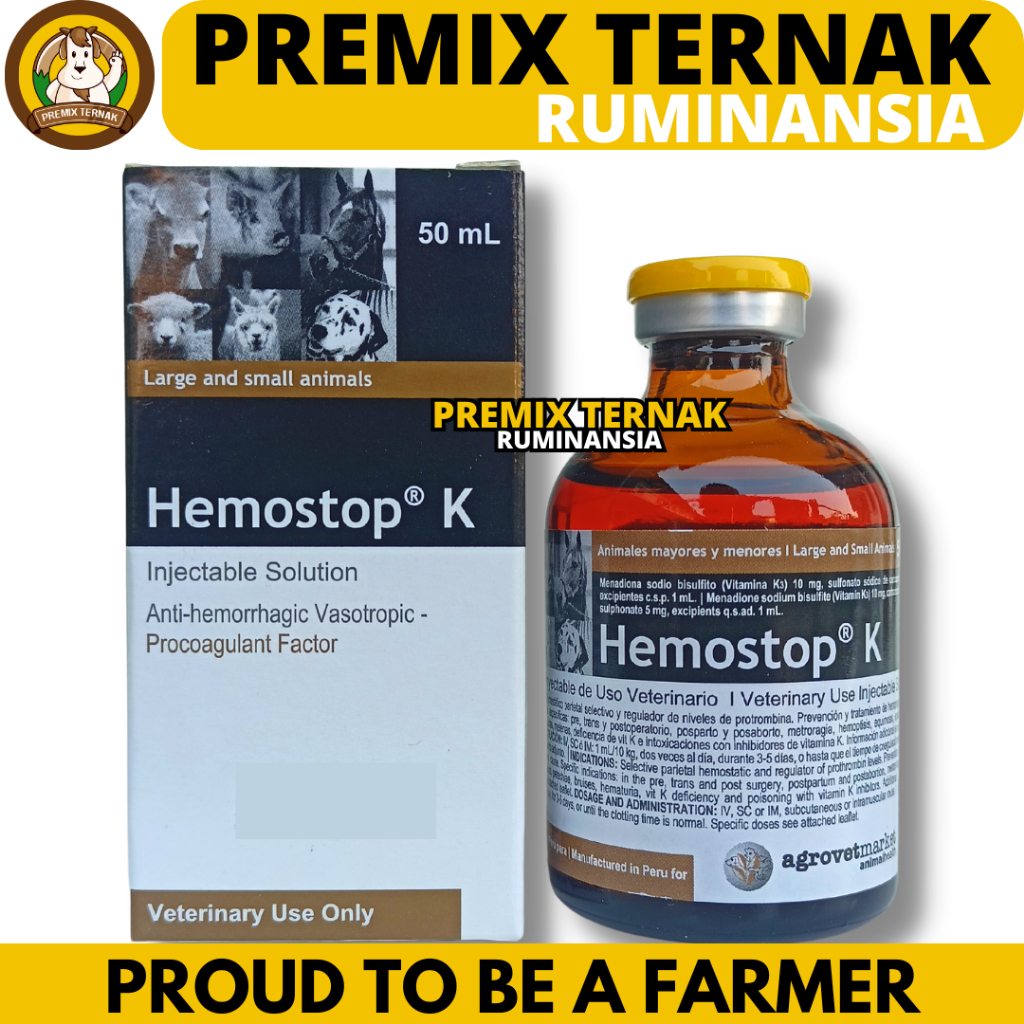 Jual HEMOSTOP K 50ML AGROVET - ED BULAN 10 2024 - Obat Anti Pendarahan ...
