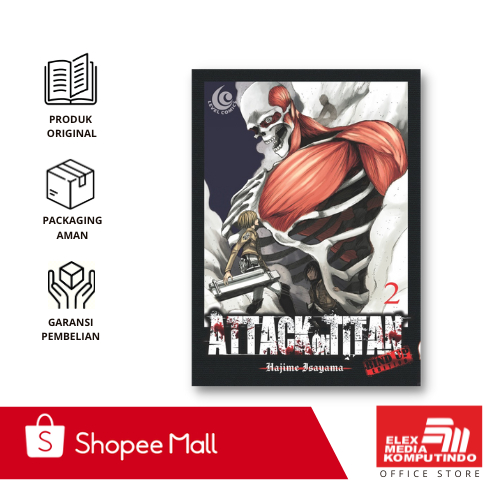 Jual Elex - Level Comic: Attack on Titan Bind Up Edition 02 | Shopee ...