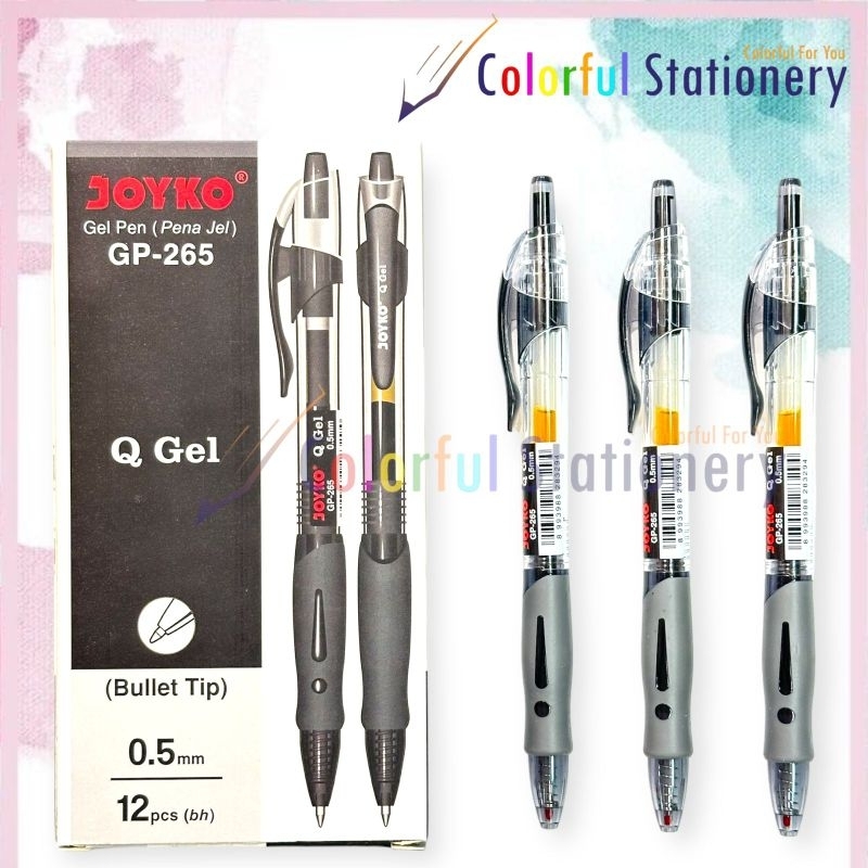Jual Pulpen / Ballpoint / Pen Gell Joyko Q-GEL GP-265/nt(Lsn) | Shopee Indonesia