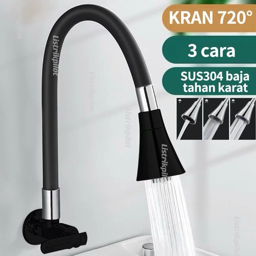 Jual SUS 304 Stainless Kran Serbaguna Kran Angsa Cuci Piring Dapur ...