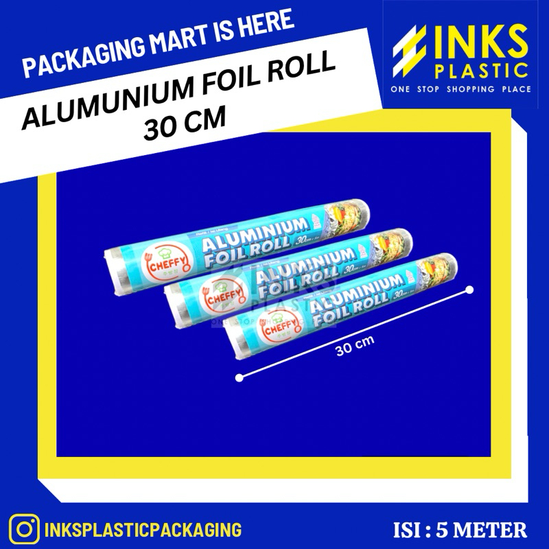 Jual ALUMUNIUM FOIL 30 CM ROLL (5 METER) | Shopee Indonesia