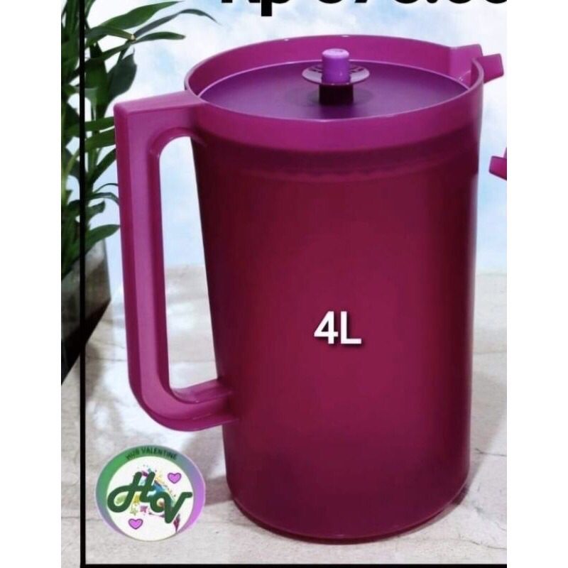 Jual Tupperware bloomia Pitcher 4ltr teko air | Shopee Indonesia