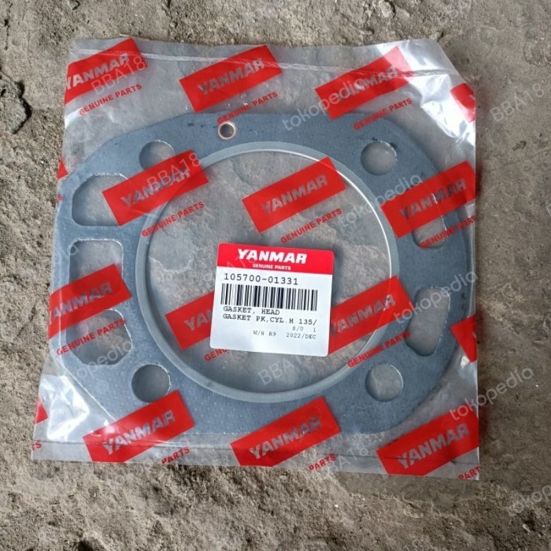 Jual gasket head pack pak kop yanmar tf 135 / 155 asli original ...
