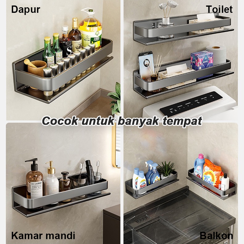 Jual Rak Bumbu Dapur Dinding Kitchen Rack Tempat Pisau Rak Gantung Rak ...
