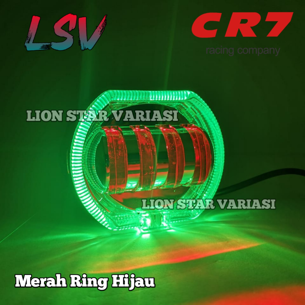 Jual Lampu Tembak LED Daymaker Biled Projie CR7 Projie Biled Proji ...