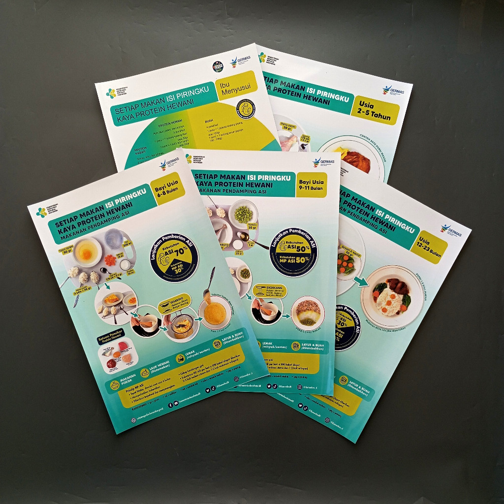 Jual Poster Isi Piringku/ MPASI/ Makanan Pendamping ASI/ Edukasi ...