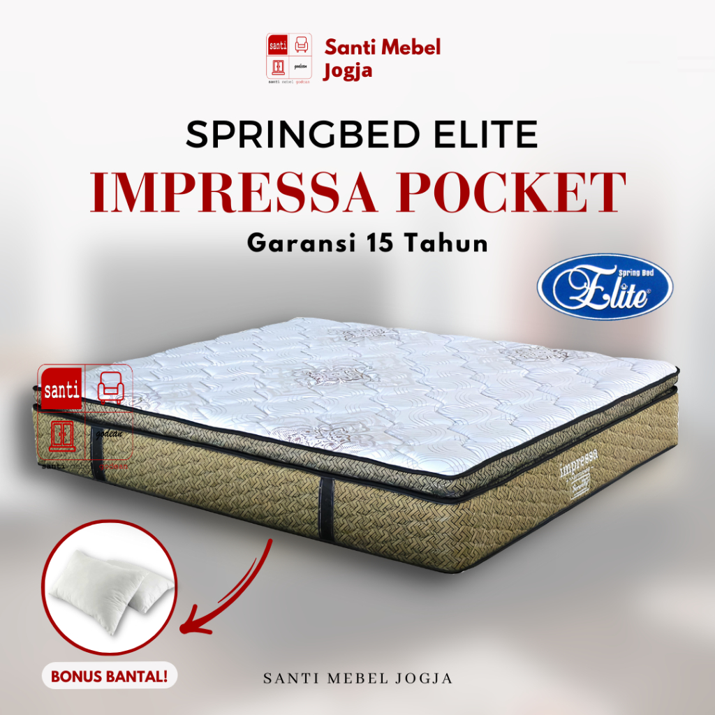 Jual Springbed Elite Serenity Impressa Pocket 160x200 cm ( Kasur Only ...