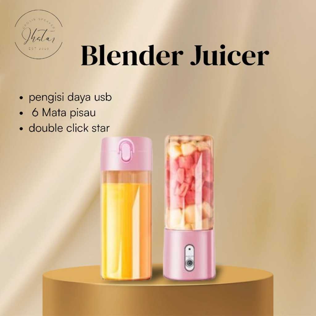 Jual Blender Jus Portable Mini Blender-156 Juicer 420ML Juicer Cup 6 ...