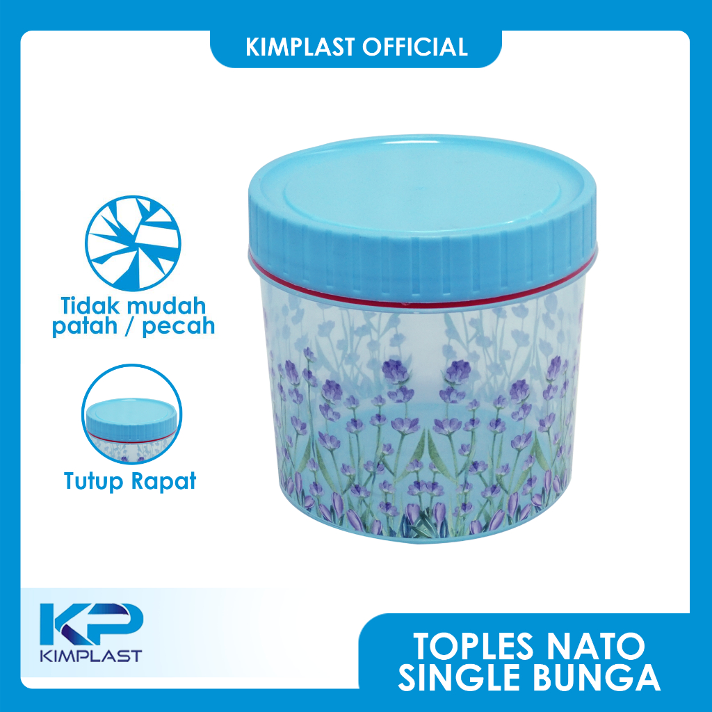 Jual KIMPLAST Toples Nato Single Motif Bunga/ Toples Plastik Satuan ...