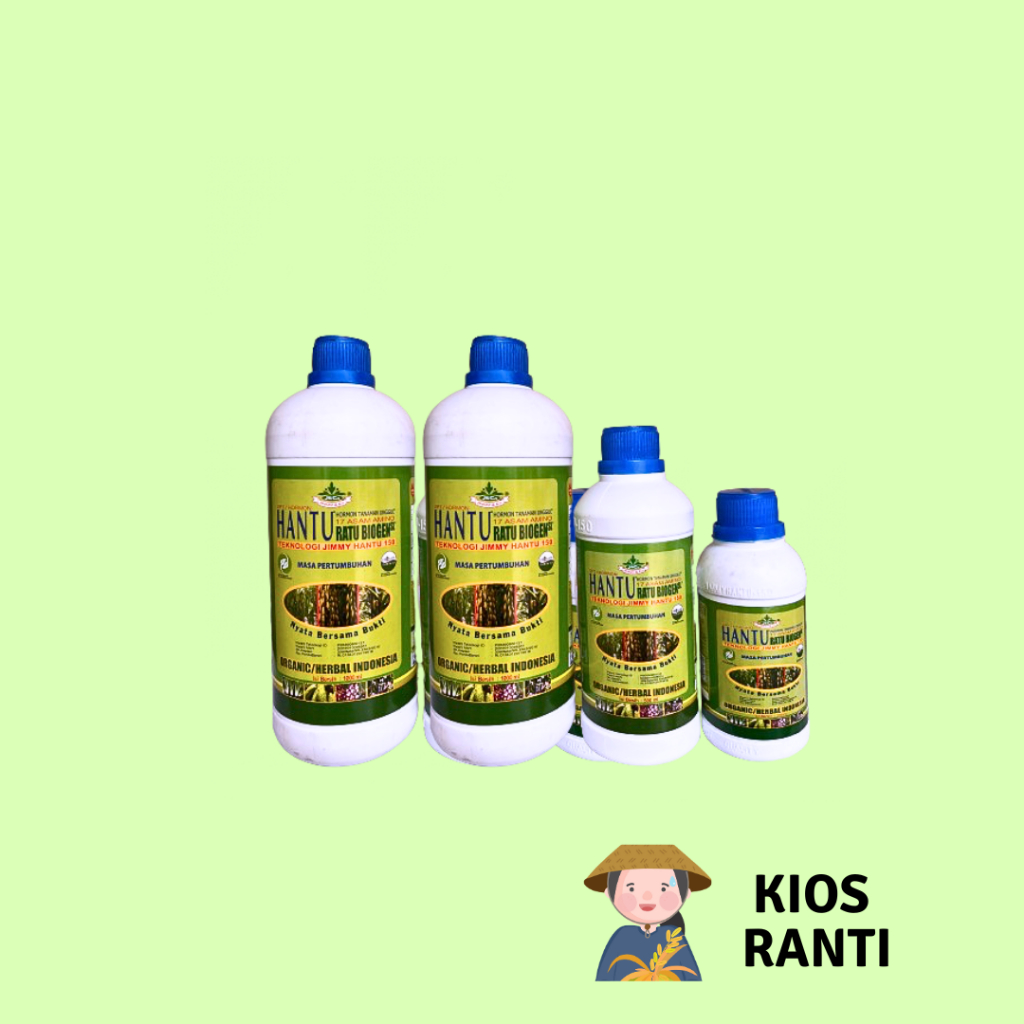 Jual PUPUK HANTU RATU BIOGEN + ZPT/Pupuk Pertumbuhan/Pupuk Organik Cair ...