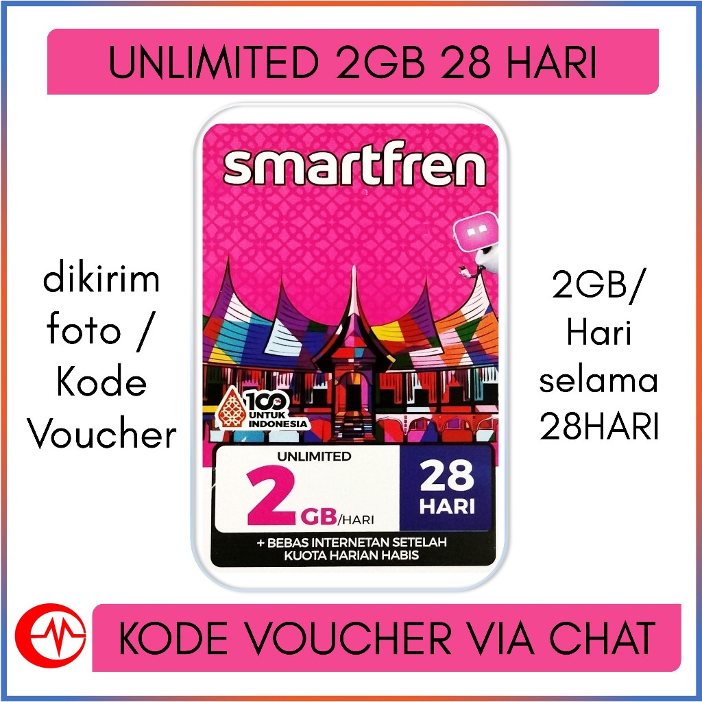 Jual Voucher Smartfren Unlimited 2GB 28 hari | Shopee Indonesia