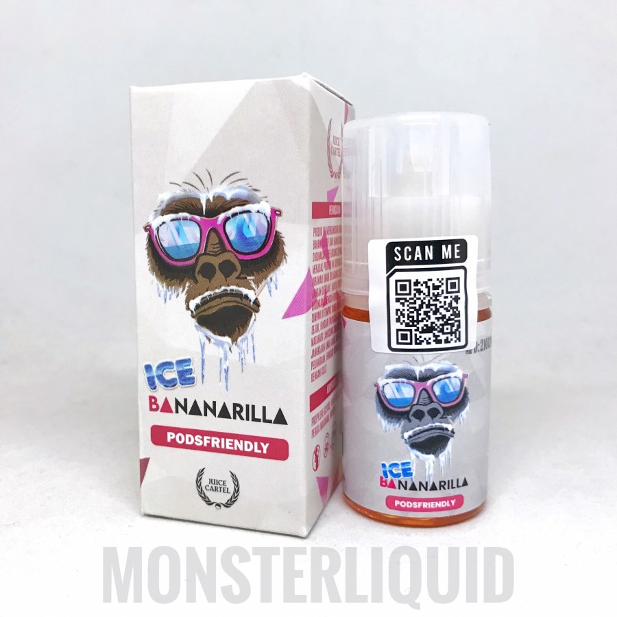 Jual PODS ICE BANANARILLA BANANA STRAWBERRY 12MG 30ML | Shopee Indonesia