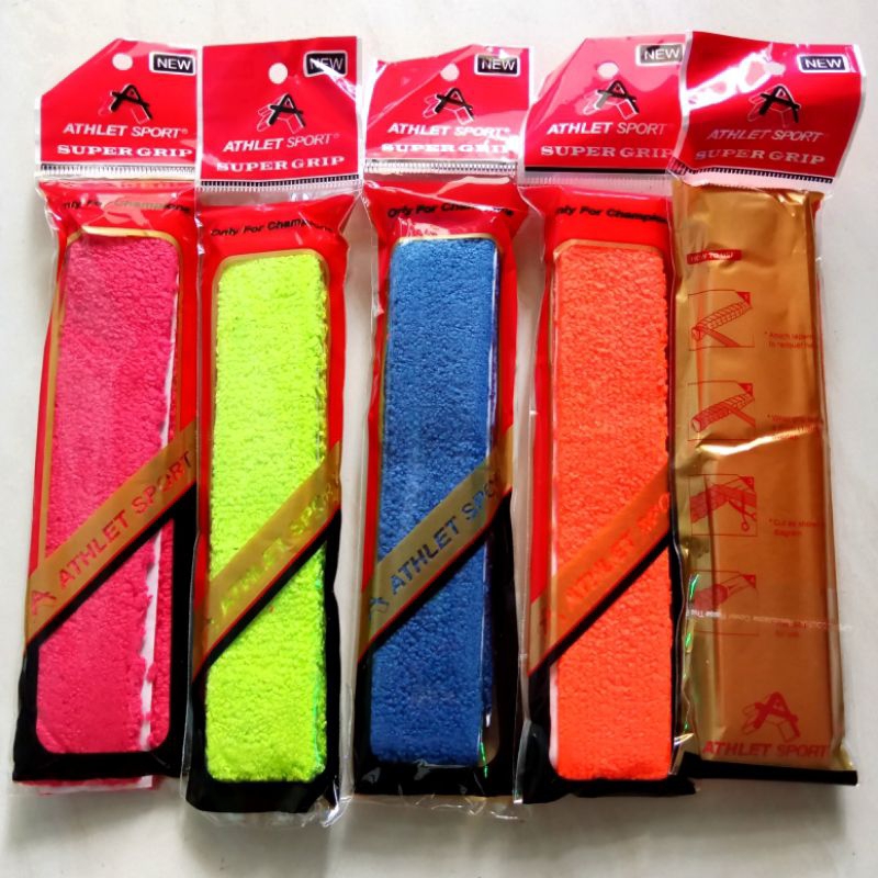 Jual GRIP RAKET BADMINTON MICROFIBER TOWEL HANDUK BULUTANGKIS ATHLET ...