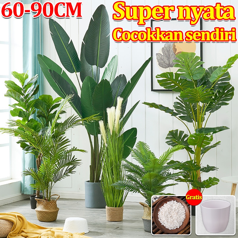 Jual TANAMAN ARTIFICIAL DAUN PLASTIK ARTIFICIAL PLASTIK DEKORASI ...