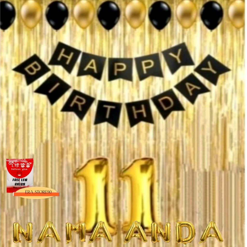 Jual PAKET SET Dekor Ulang Tahun Anak Anak Paket Simple Balon Happy ...