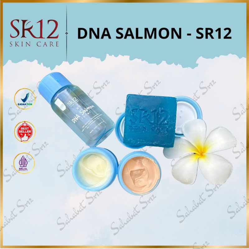 Jual DNA SALMON Sr12 Sahabat Sr12 menyamarkan garis halus menyamarkan flek hitam | Shopee Indonesia