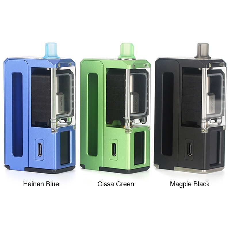 Jual Pod Vape Advken FOB AIO 80W 18650 With RBA Authentic By Advkentech ...