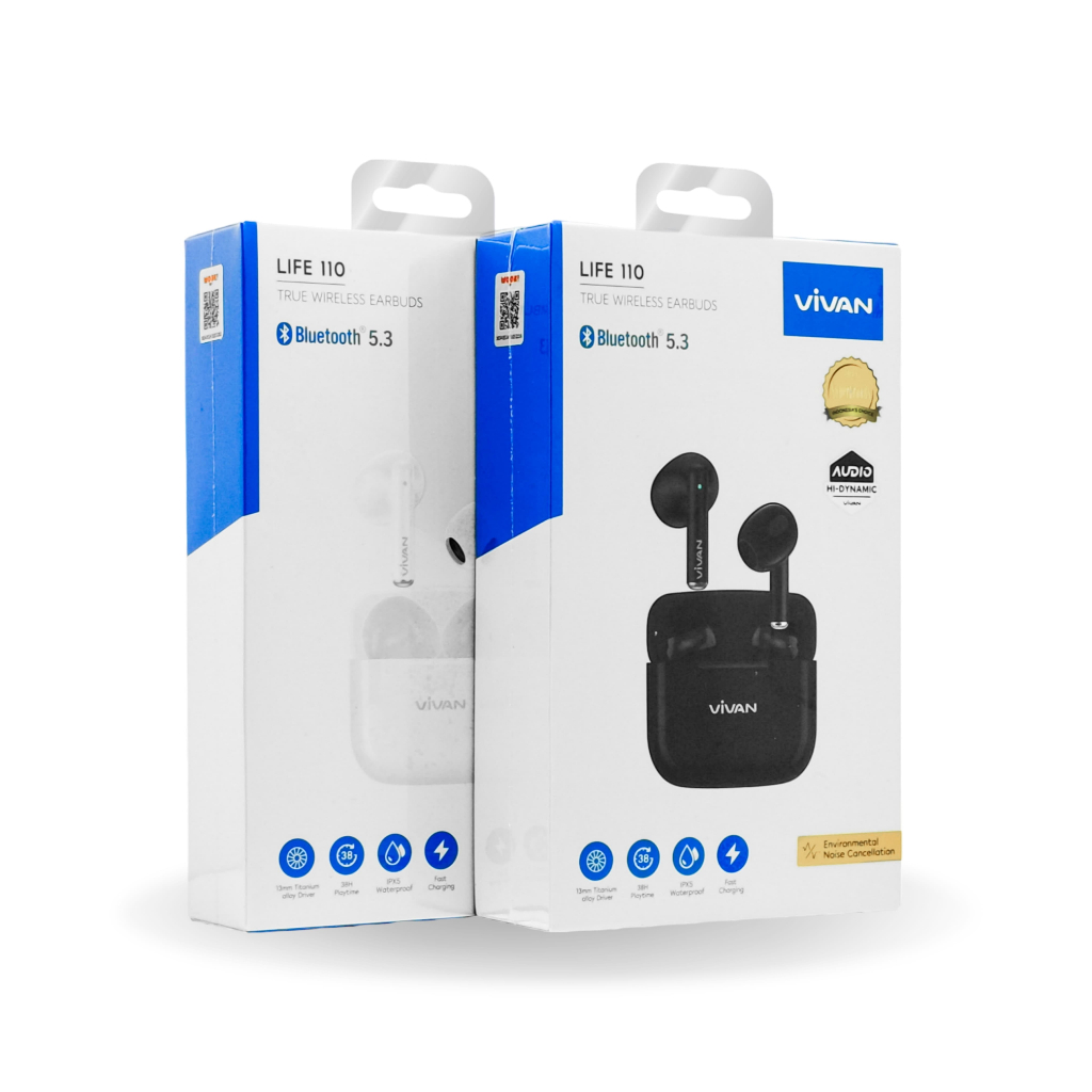 Jual VIVAN True Wireless Earbuds Life 110 Handsfree Bluetooth 5.3 IPX5 ...