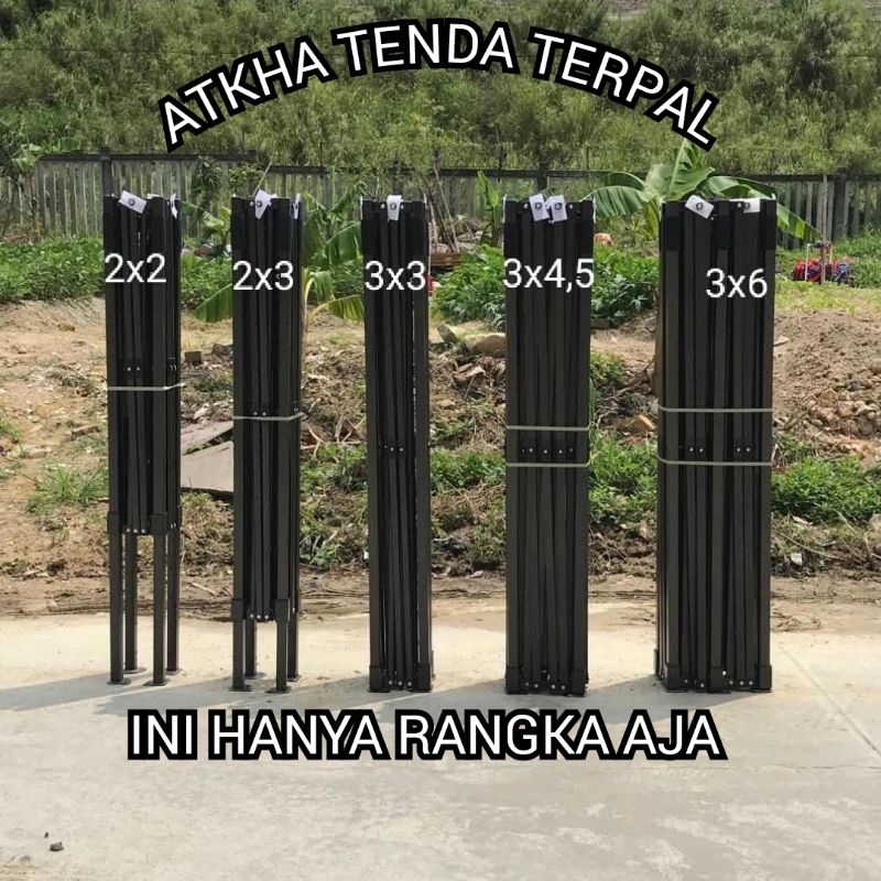 Jual RANGKA TENDA LIPAT UKURAN 3X3 ,2x2,2x3,3x4,5 ,3x6,1,5x1,5TEBAL ...