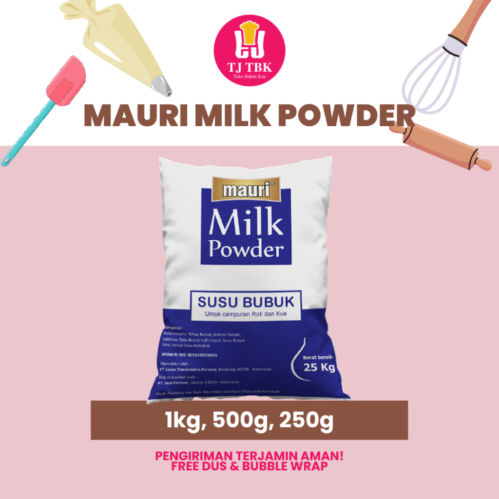 Jual MAURI Milk Powder (Susu Bubuk untuk campuran Roti dan Kue) | Toko ...