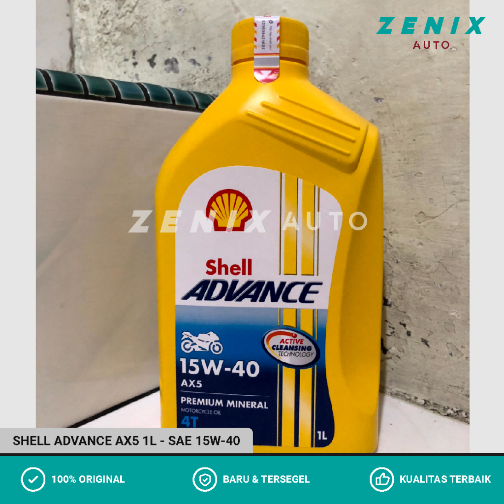 Jual Shell Advance AX5 15W-40 1L ORIGINAL - Oli Motor | Shopee Indonesia