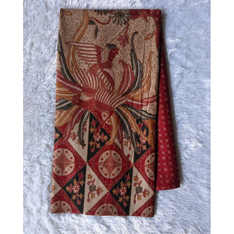 Jual Kain Batik Printing Halus Motif ayam red Kain Bahan Baju Seragam ...