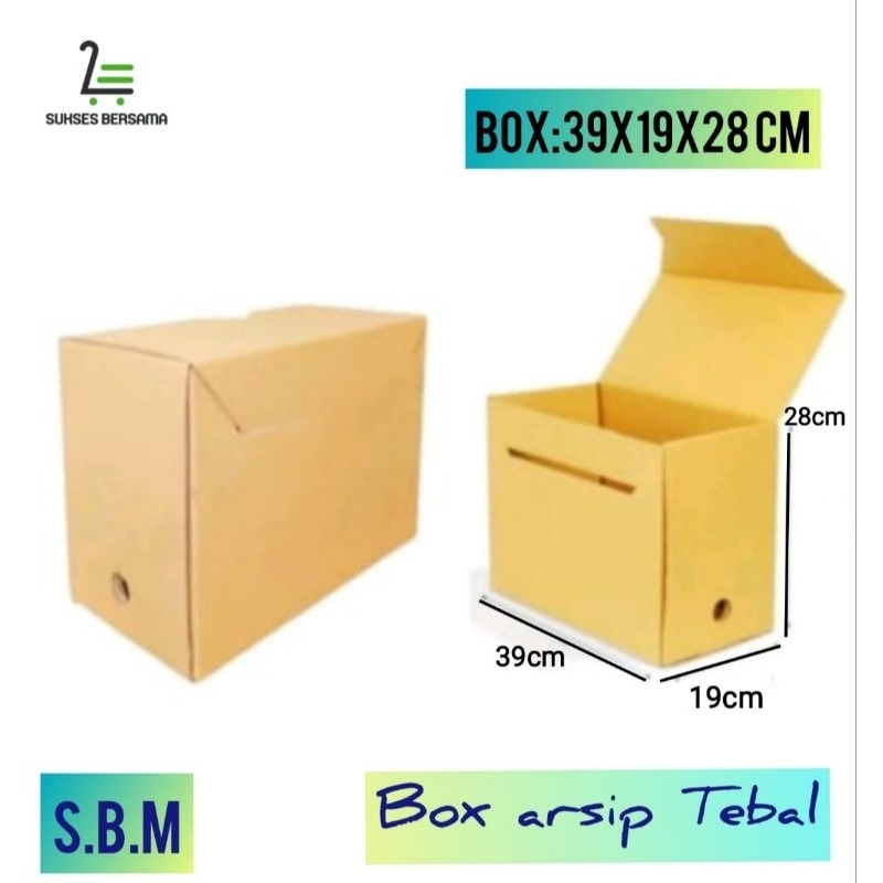 Jual Box Arsip 39x19x28cm/Document/Kardus/File/Arsip | Shopee Indonesia