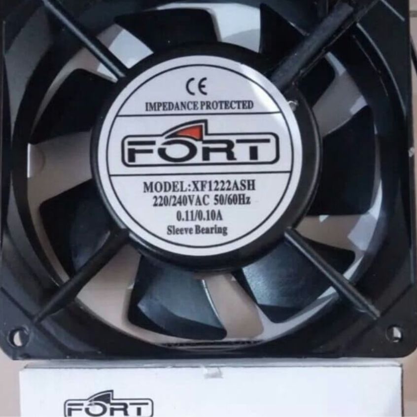 Jual Axial Blower Fan 4" 220V KOTAK - 120x120x25 Model Sleeve FORT ...
