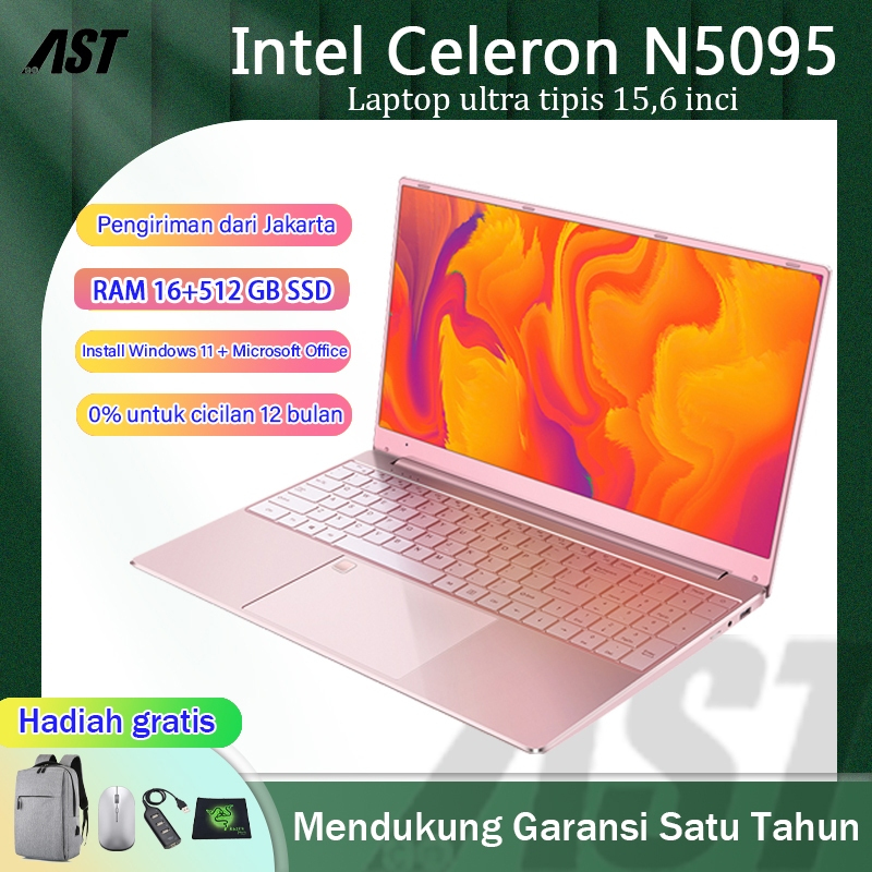 Jual Laptop Pink Slim N5095 Ram16G+512GB SSD 15.6 inci | Shopee Indonesia