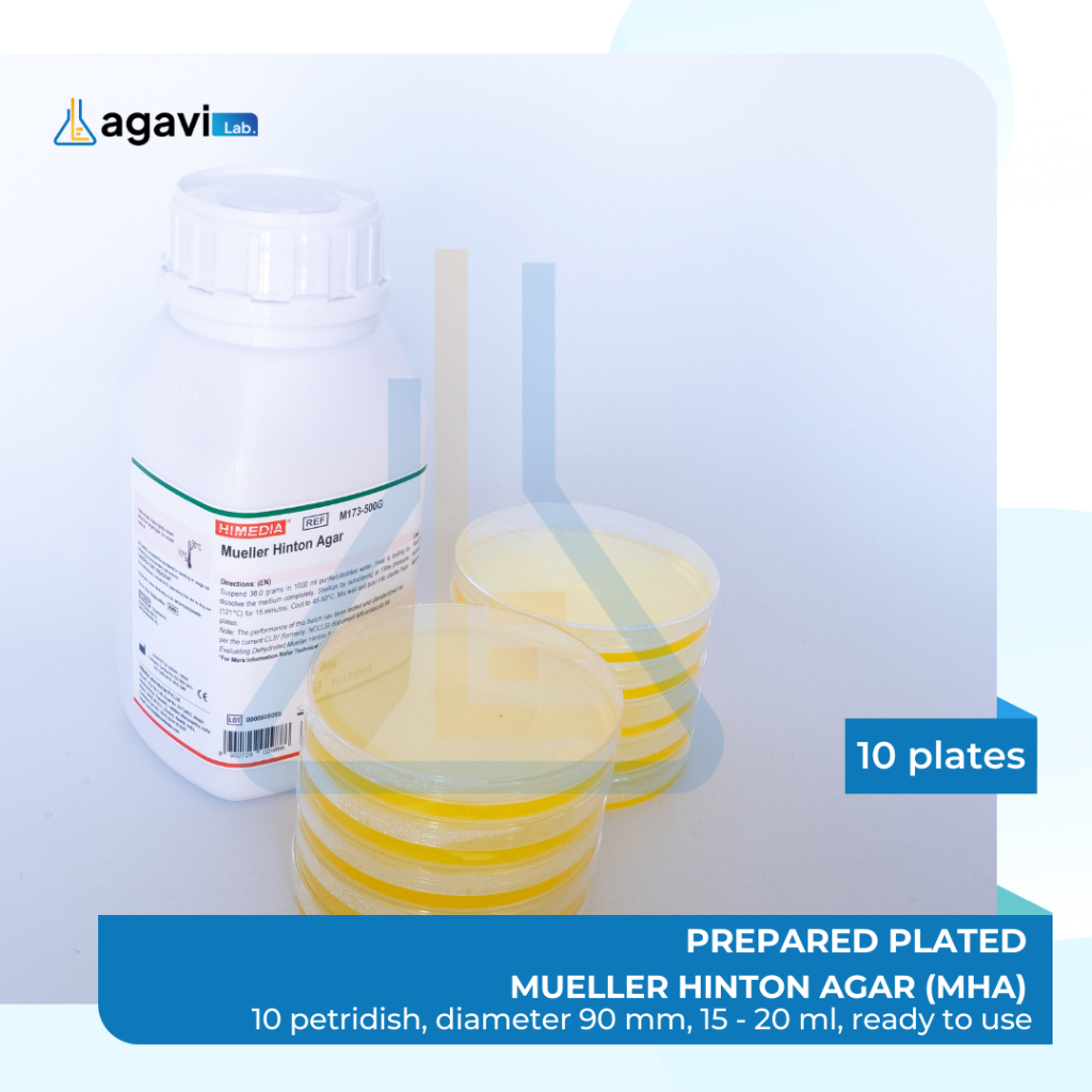 Jual PREPARED PLATED MUELLER HINTON AGAR/ MEDIA MHA CAWAN PETRI SIAP ...