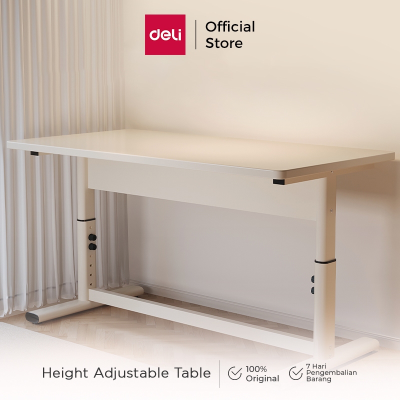 Jual Deli Furniture Meja Kerja / Meja Belajar Ketinggian Dapat di ...